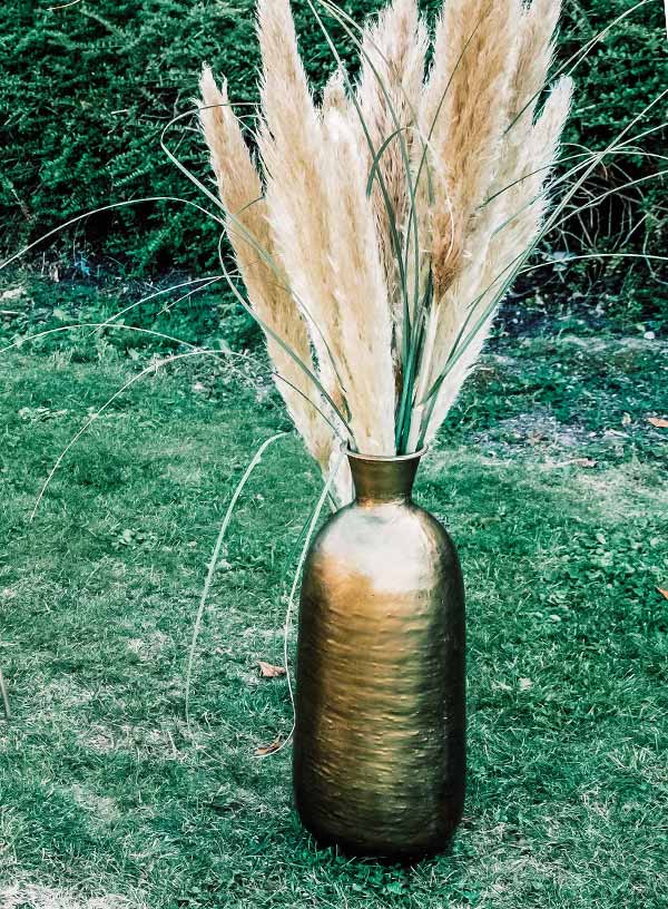 Bodenvasen-Set Gold für Hochzeit & Event in Koblenz mieten