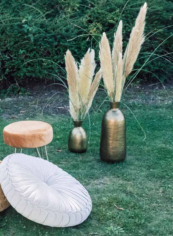 Bodenvasen-Set Gold für Hochzeit & Event in Koblenz mieten